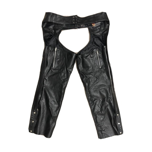 Xelement | Pants | Xelement Advanced Mens Black Leather Motorcycle ...